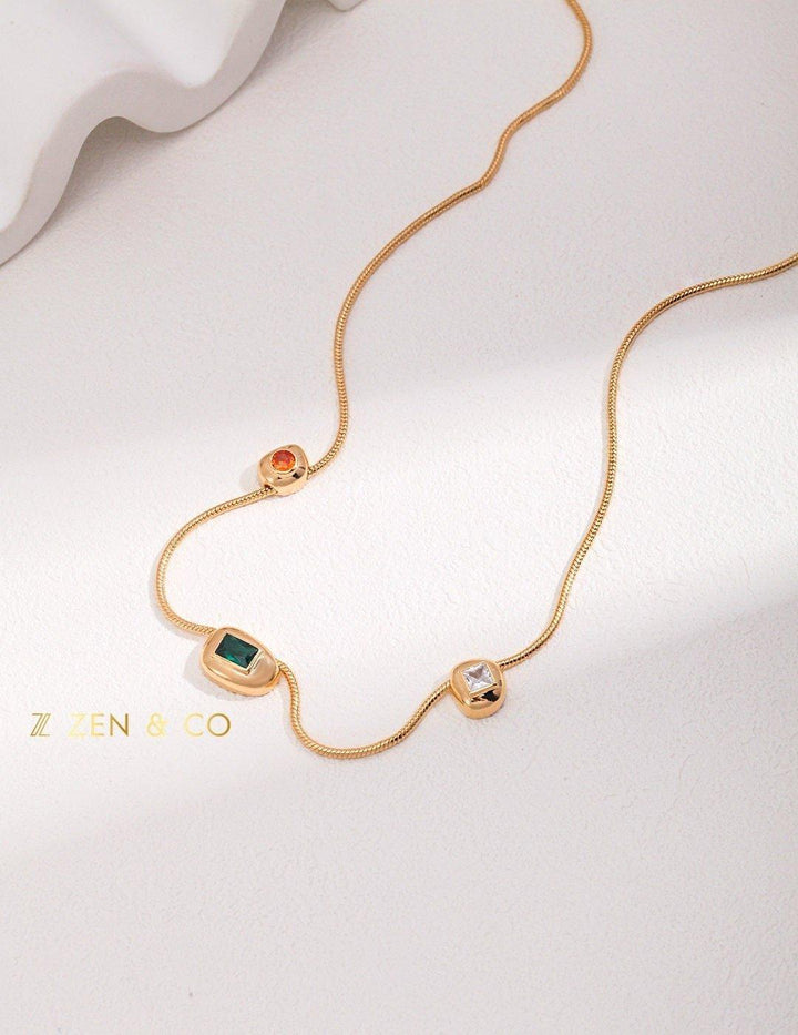 VANESA Multicolor Charm Necklace – ZEN&CO Studio